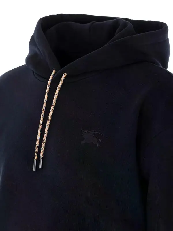 Burberry Embroidered Knight Stamp Hoodie - Blue