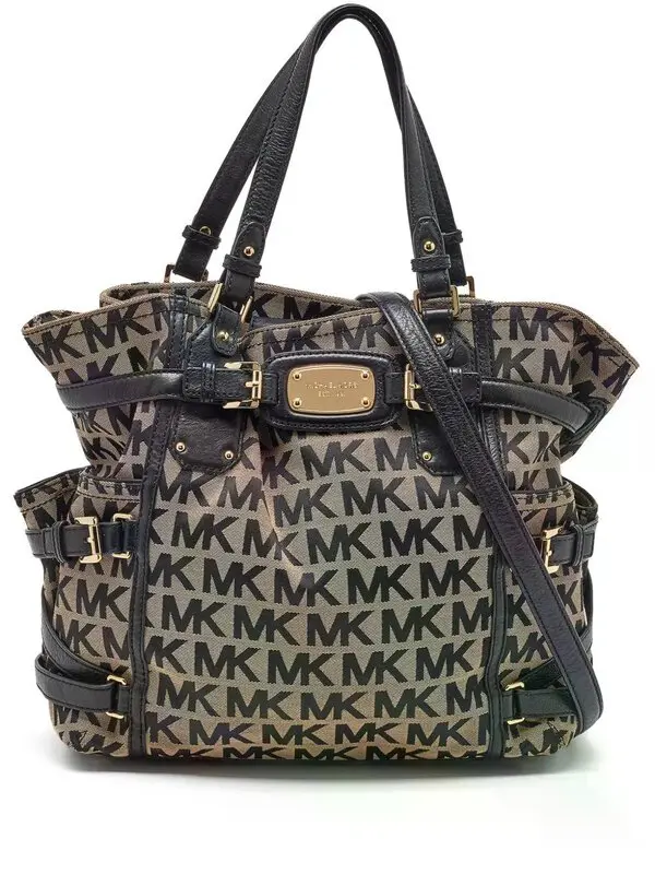 Michael Kors Monogram Canvas Tote Bag