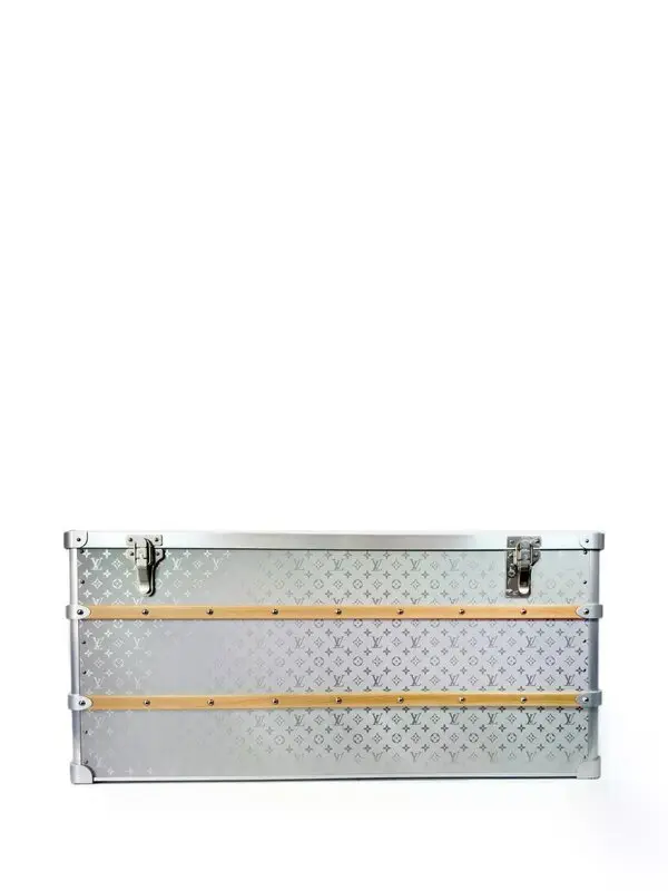 LOUIS VUITTON Malle Courrier Luggage - Silver