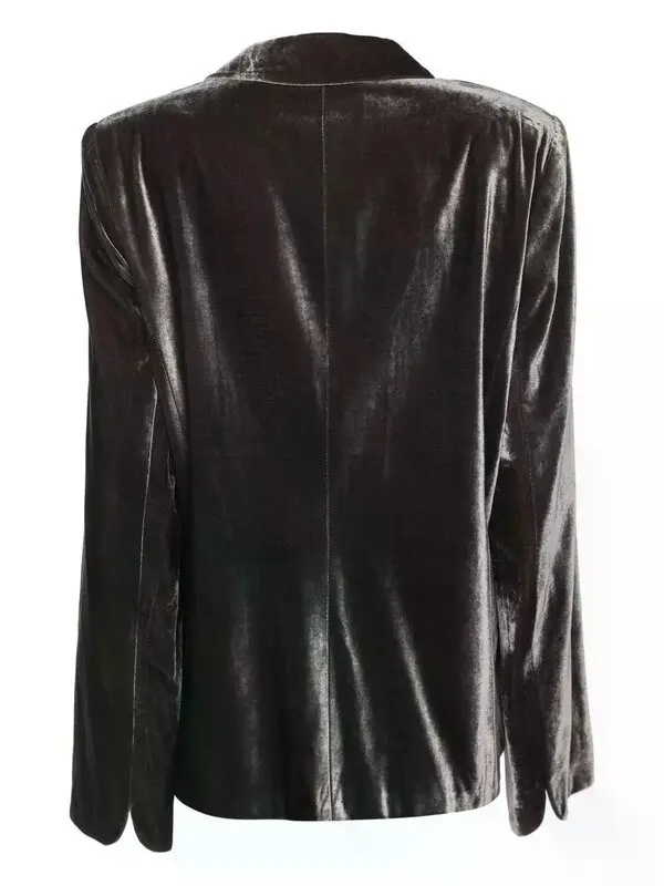 Marina Rinaldi Velvet Single-breasted Blazer
