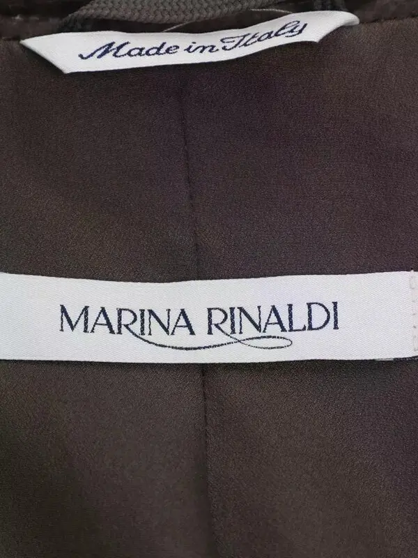 Marina Rinaldi Velvet Single-breasted Blazer
