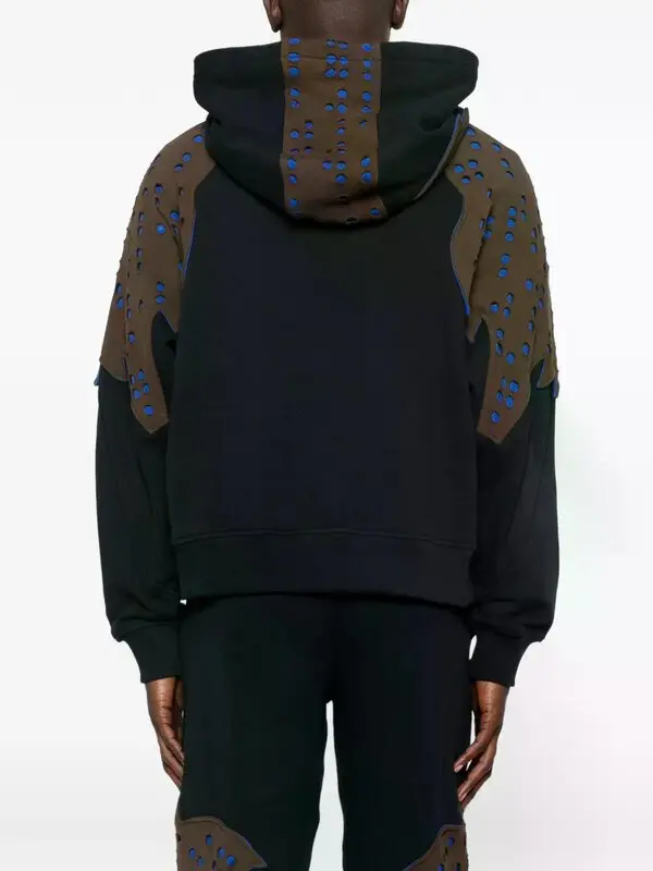 KIKO KOSTADINOV X Fox Lab Perforated Fleece Hoodie