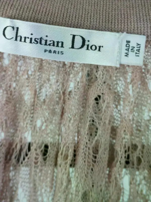Dior Lace Tiered Maxi Skirt
