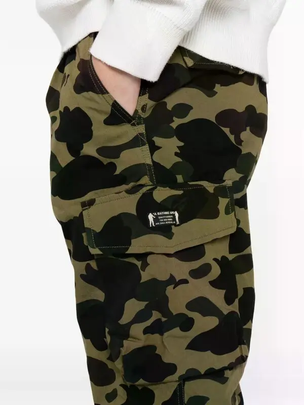 A BATHING APE Camouflage Cargo Trousers