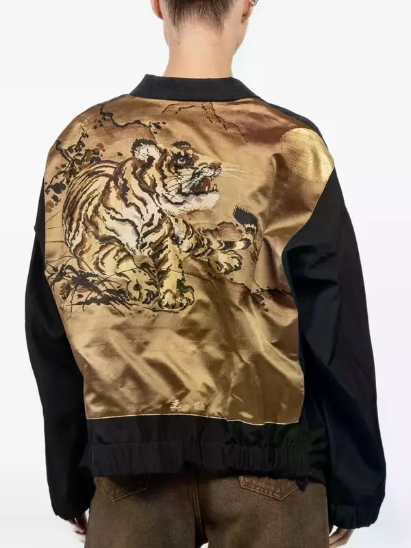 IBRIGU Jacquard Double-breasted Jacket