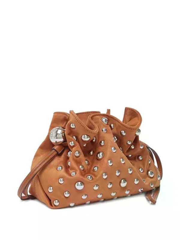 Liu Jo Small Studded Shoulder Bag - Brown