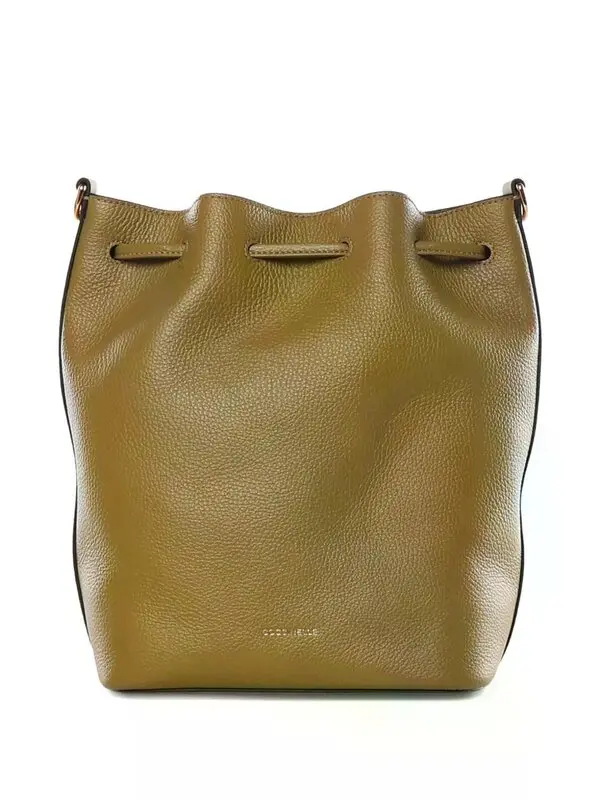 COCCINELLE Beat Generation Leather Bucket Bag - Green