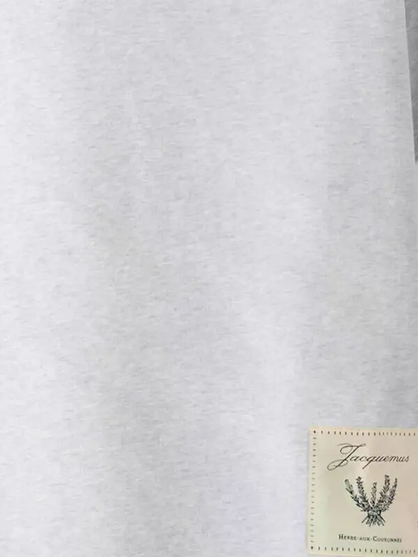 Jacquemus Embroidered Logo T-shirt - Grey