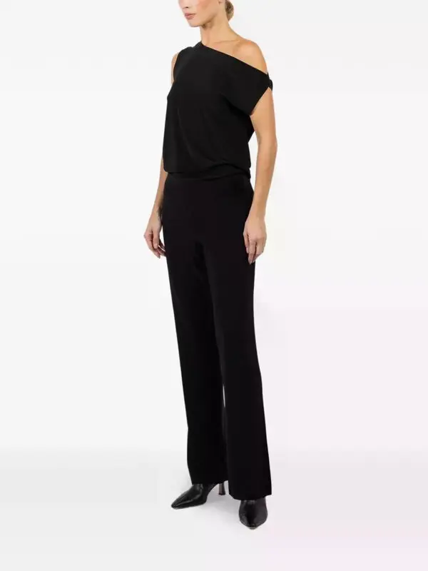 Norma Kamali Boot-cut Trousers - Black
