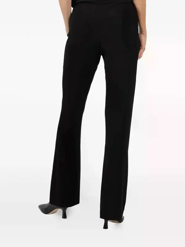 Norma Kamali Boot-cut Trousers - Black