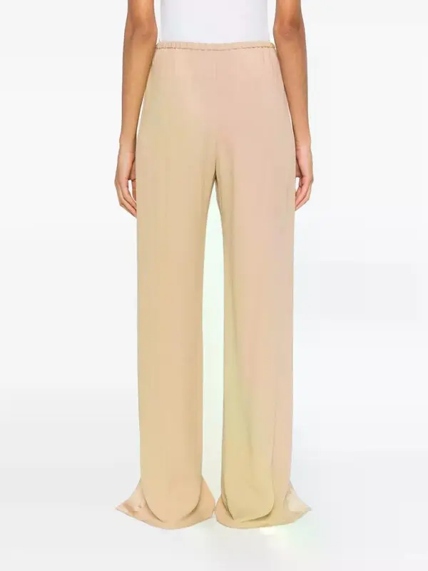 FORTE_FORTE Elasticated Waistband Trousers - Neutrals
