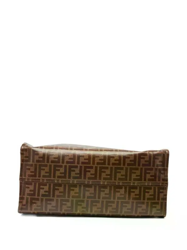 Fendi Zucca-pattern Tote Bag - Brown