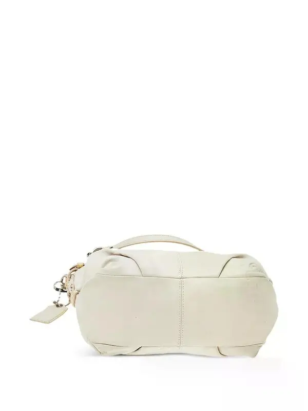 COACH VINTAGE Leather Shoulder Bag With Chain Detail