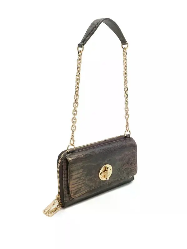 Dkny Chain Shoulder Bag With Turn-lock Closure