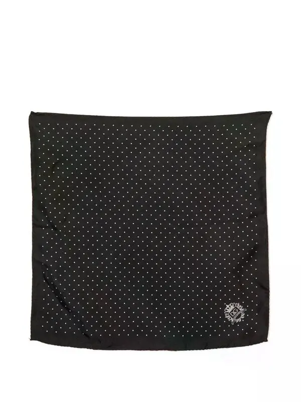 Dolce & Gabbana Polka-dot Silk Pocket Square Scarf