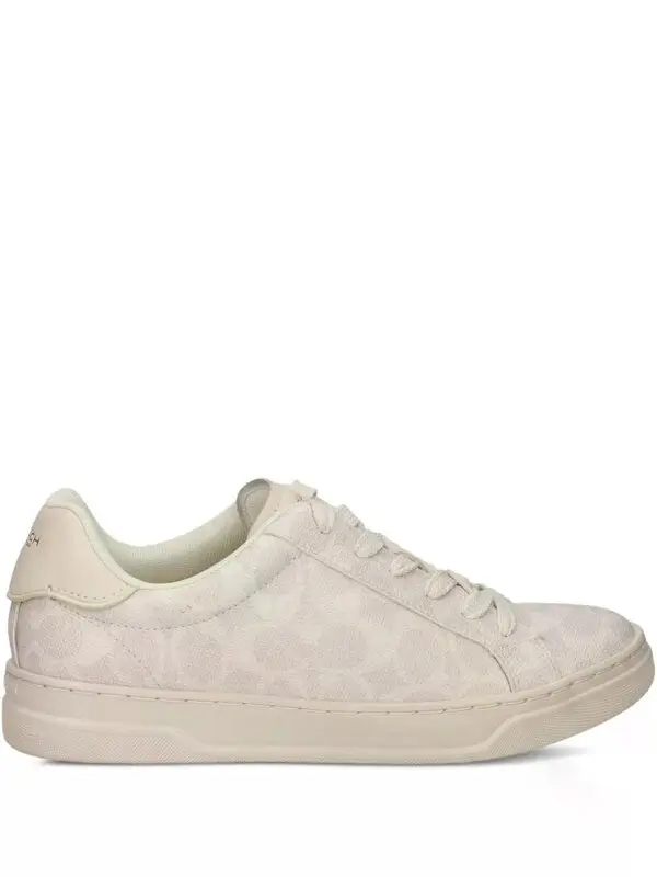 COACH High Line Patterned Lace-up Sneakers