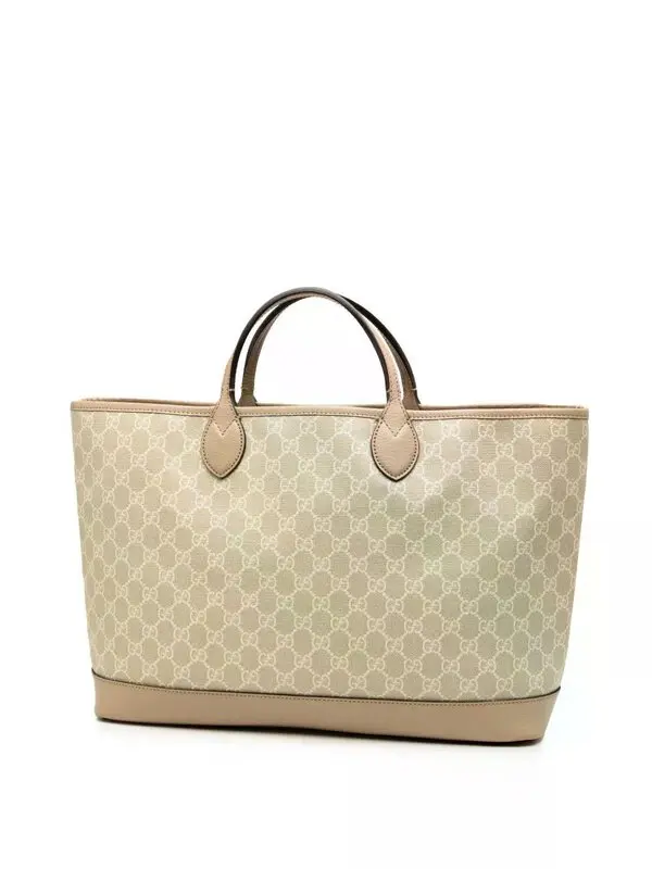 Gucci Ophidia Gg Supreme Tote Satchel - Brown
