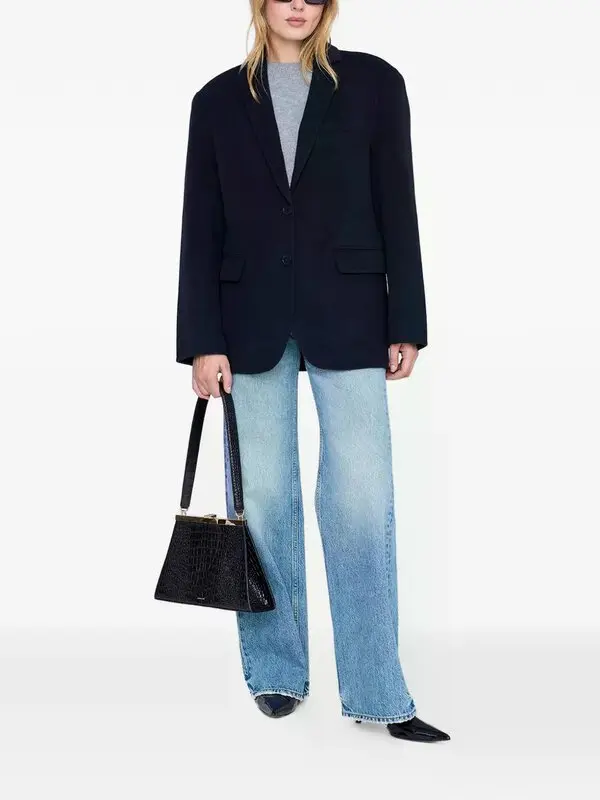 ANINE BING Quinn Buttoned Blazer