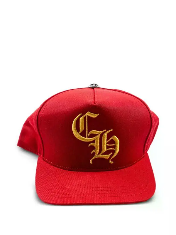 Chrome Hearts Embroidered Logo Baseball Cap - Red