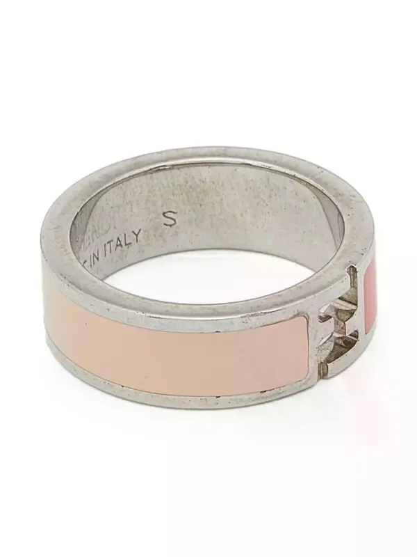 Fendi Two-tone Enamel Ring