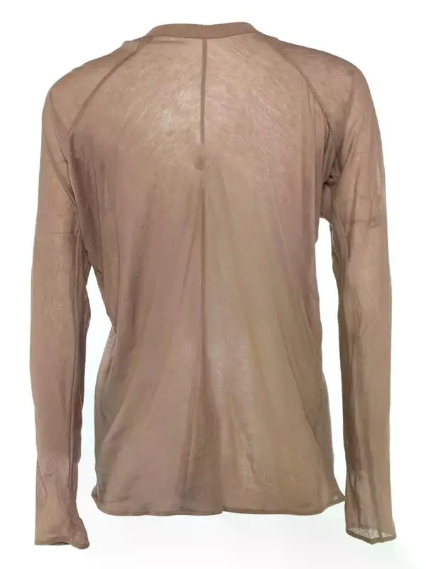Marni Embellished Sheer V-neck T-shirt