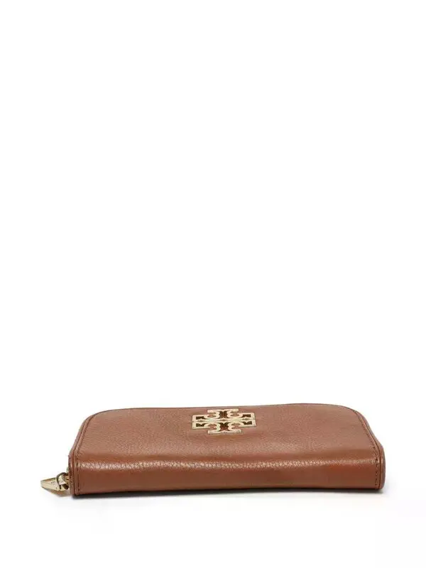 Tory Burch Pre-owned Britten Logo-embellished Wallet - Brown
