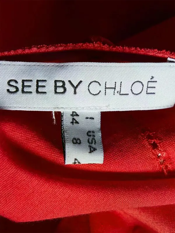 See By Chloé Square Neck Mini Dress
