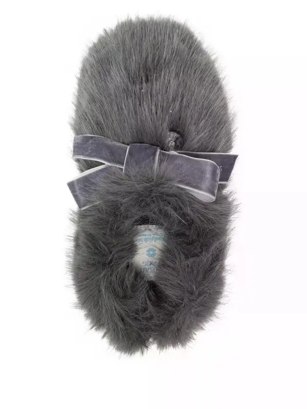ROCKFISH Susan Fang Furry Mules - Grey