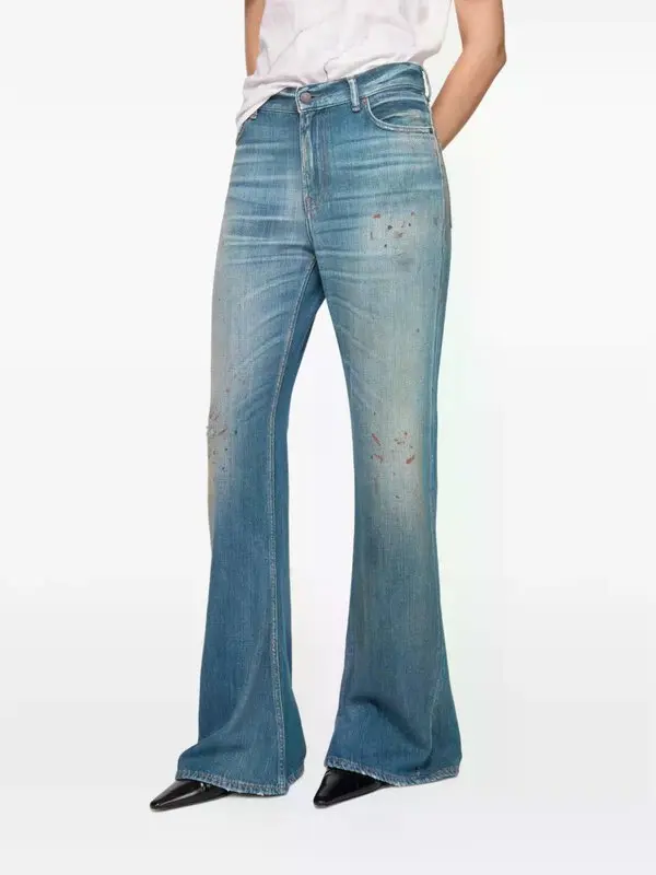Acne Studios Flared Patch Trousers
