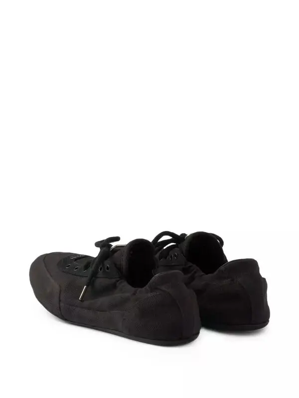 Prada Collapsible Canvas Sneakers