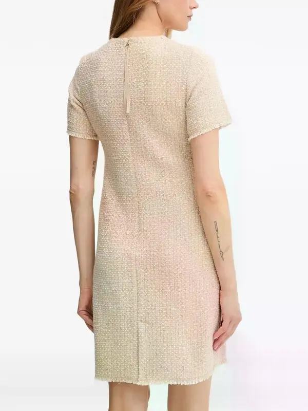 JOOP! Fringed Hem Dress - Neutrals