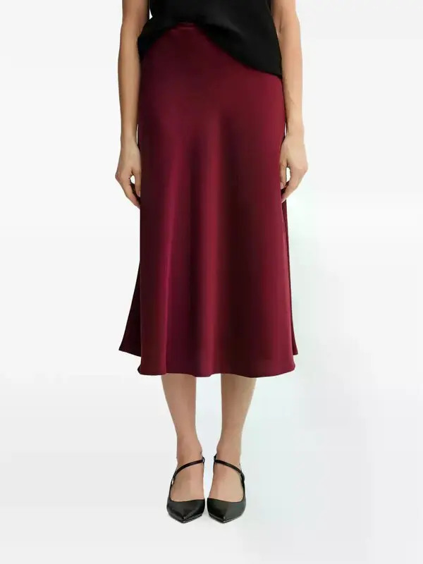 JOOP! Sophie Zip Fastening A-line Skirt - Red