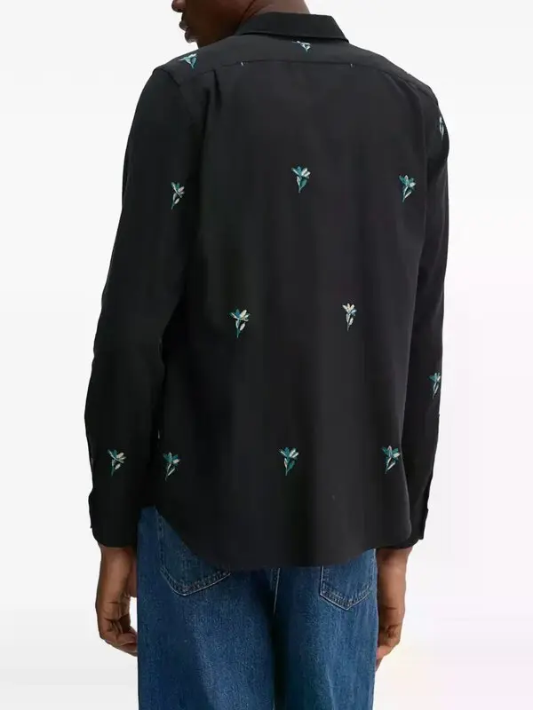 Paul Smith Flower-embroidered Shirt