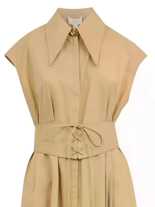 Clea Callista Belted Midi Dress
