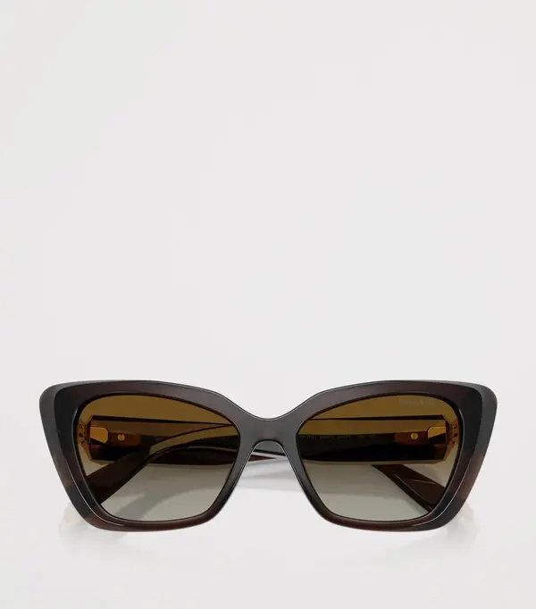 SWAROVSKI Sk6047 Cat Eye Sunglasses - Brown