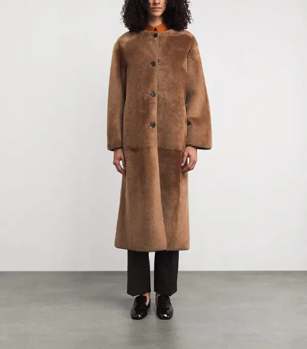 ARMA Shearling And Leather Reversible Coat