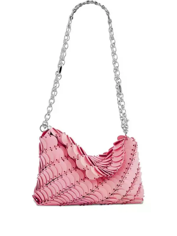 Rabanne Paco Chain-strap Shoulder Bag - Pink