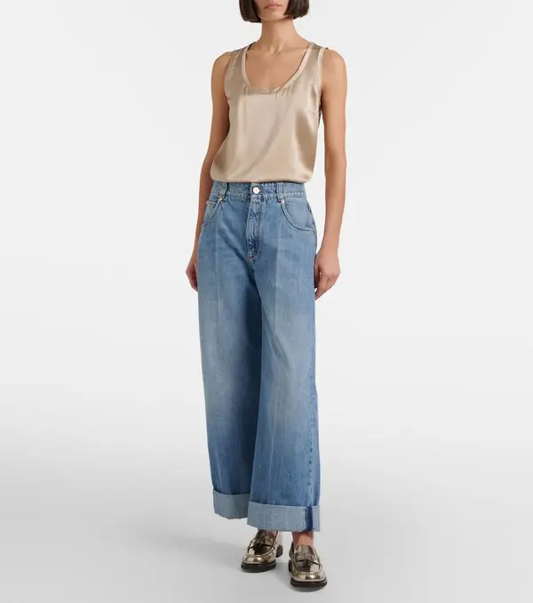 Brunello Cucinelli Wide-leg Jeans