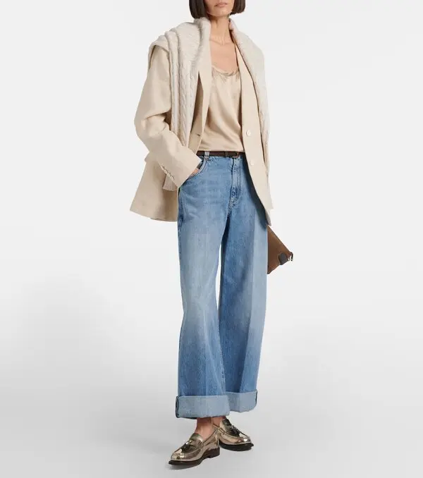 Brunello Cucinelli Wide-leg Jeans
