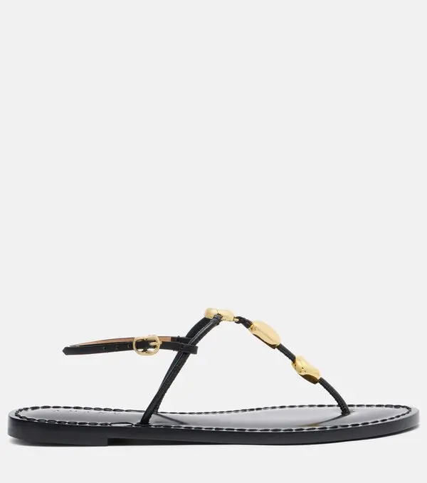 AMANU Nairobi Leather Thong Sandals
