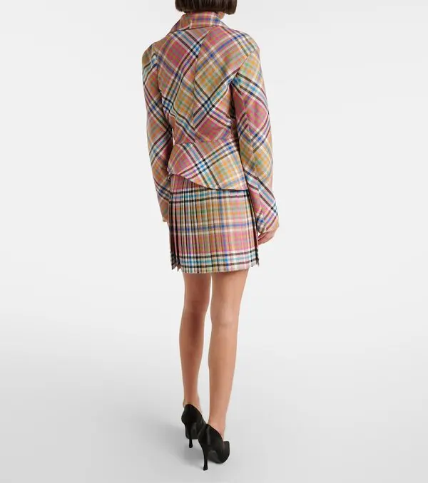 VIVIENNE WESTWOOD Tartan Virgin Wool Kilt