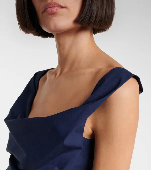 VIVIENNE WESTWOOD Cotton Bustier Top - Blue