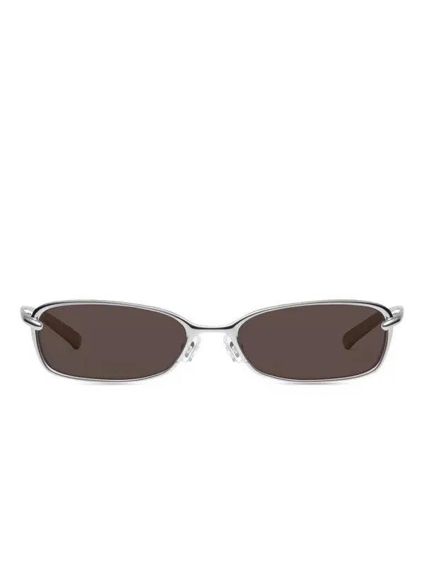 GENTLE MONSTER Rollie 02 Rectangle Frame Sunglasses - Silver