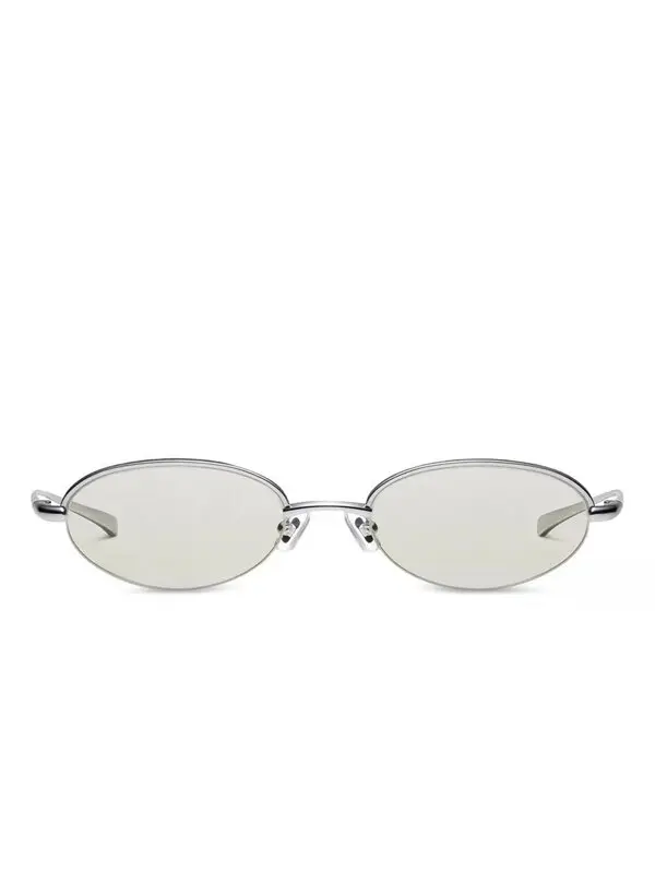 GENTLE MONSTER Kota 02 Oval-frame Sunglasses - Silver