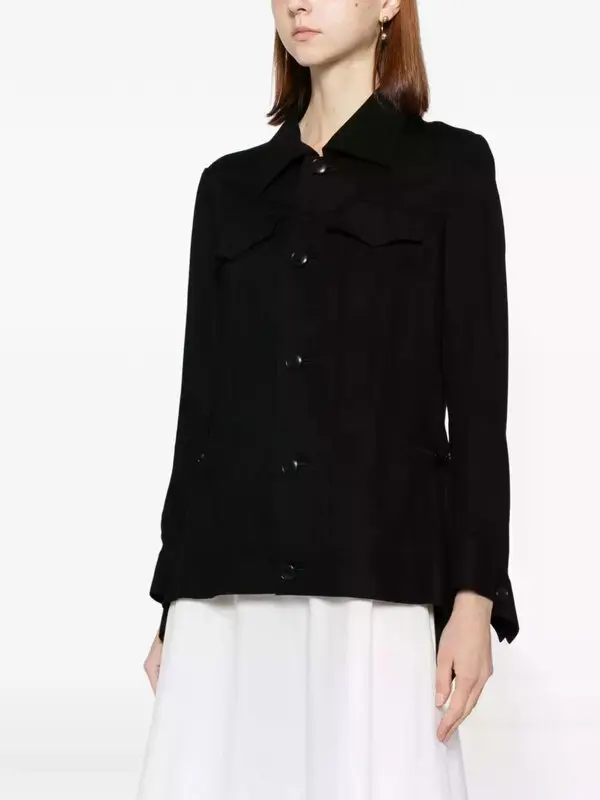 Yohji Yamamoto Button-fastening Collared Jacket
