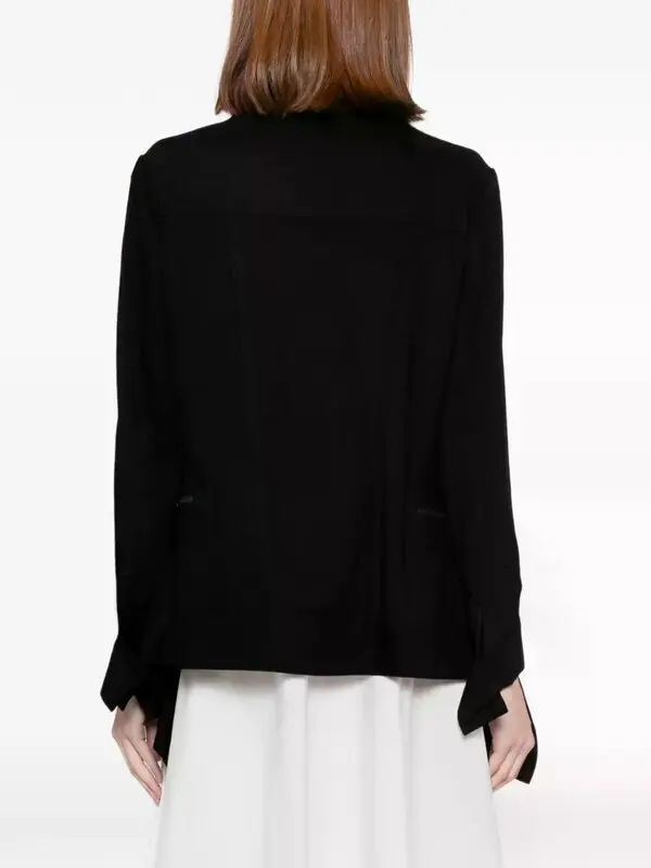 Yohji Yamamoto Button-fastening Collared Jacket
