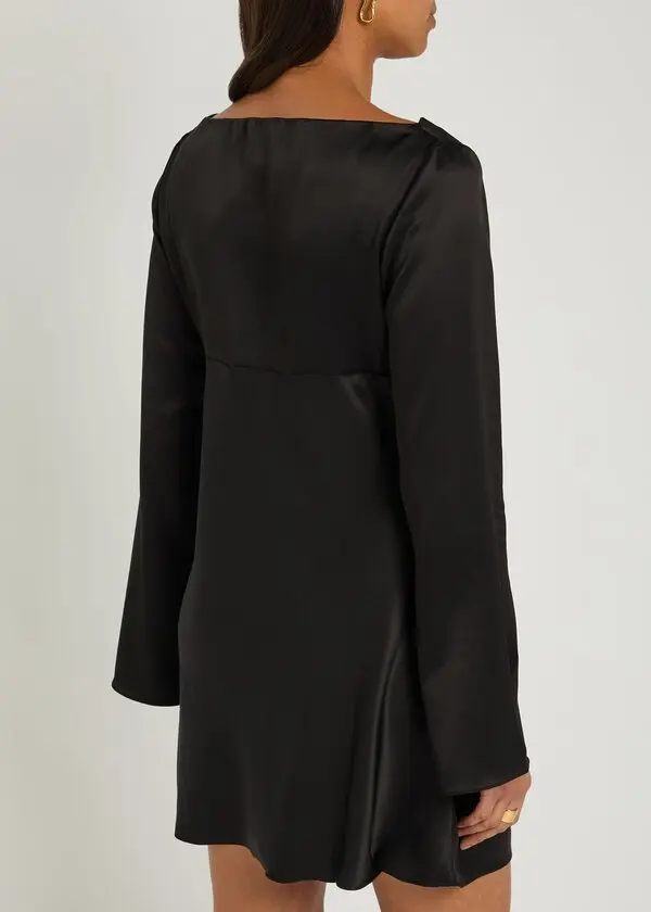REFORMATION Pike Draped Mini Dress
