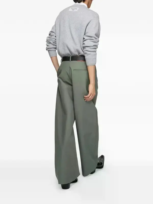 Acne Studios Crew Neck Long Sleeve Sweater - Grey