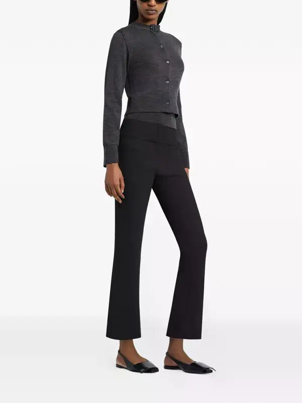COURREGES Buckle Button Cardigan - Grey