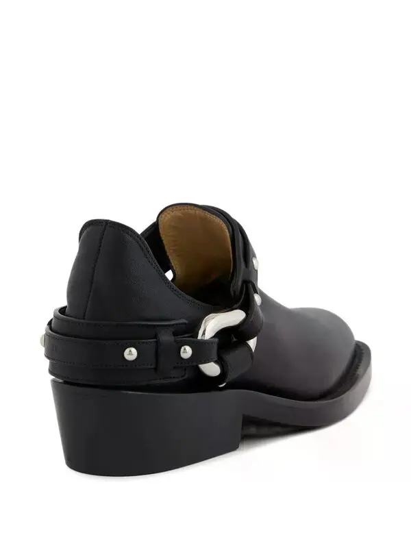 Rabanne Xl Link Biker Ankle Boots - Black